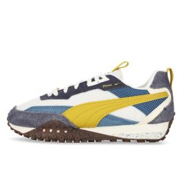 Puma Blktop Rider Preppy Mens Shoes White/Blue | Side Step