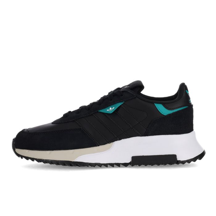 adidas Originals Retropy F2 Shoes Mens Black/Equipment Green | Side Step