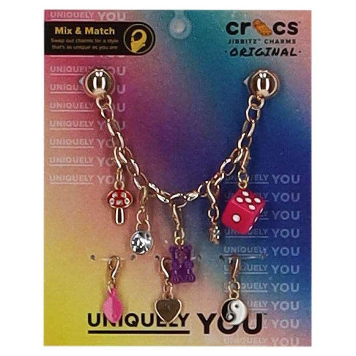 Crocs Custom Charm Chain 5 Pack Jibbitz | Side Step