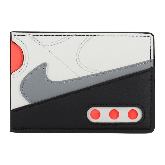Nike Icon Air Max 90 Card Wallet Neutral Grey | Side Step