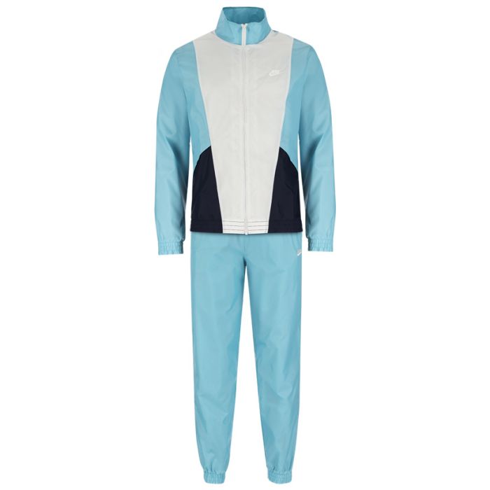 Nike Club Woven Tracksuit Mens Denim Turquoise | Side Step